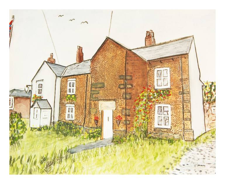 Eccleston Farm House Painting by kenneth Marsden | Saatchi Art