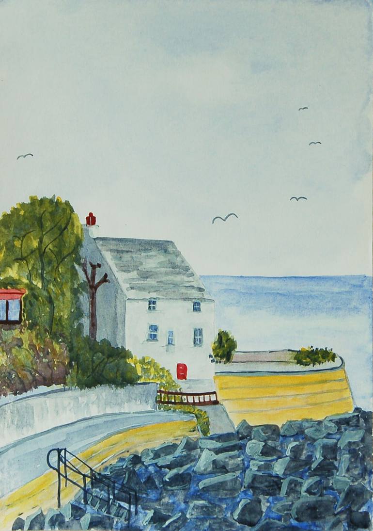 Runswick Bay north yorkshire Painting by kenneth Marsden | Saatchi Art