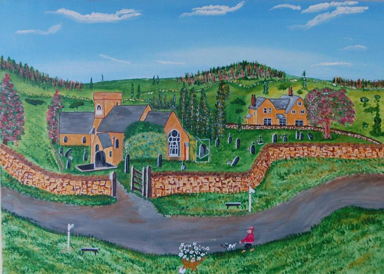 Country Side Painting by kenneth Marsden | Saatchi Art