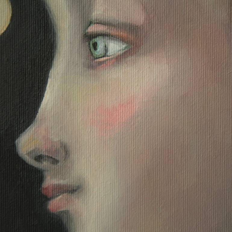 imaginary portrait of Simonetta Vespucci in profile as a child Painting ...