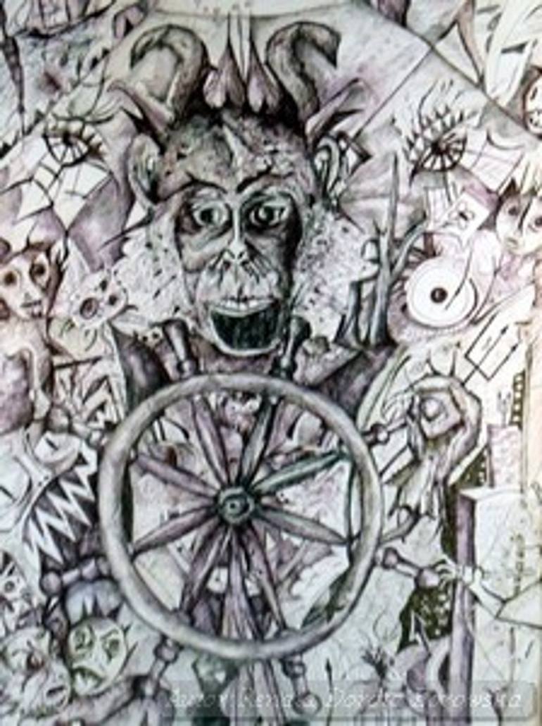 Sea devils Drawing by Renata B | Saatchi Art