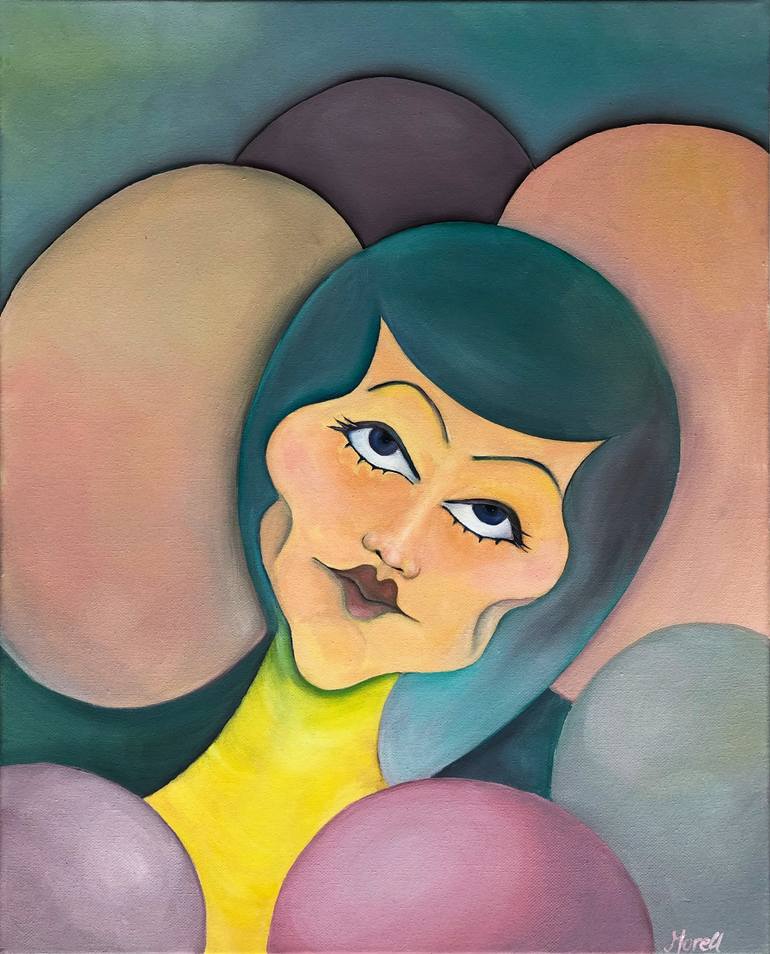 suspicious Painting by Anna Morell | Saatchi Art