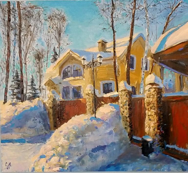 Seasons. Winter Painting by Alex Surin | Saatchi Art