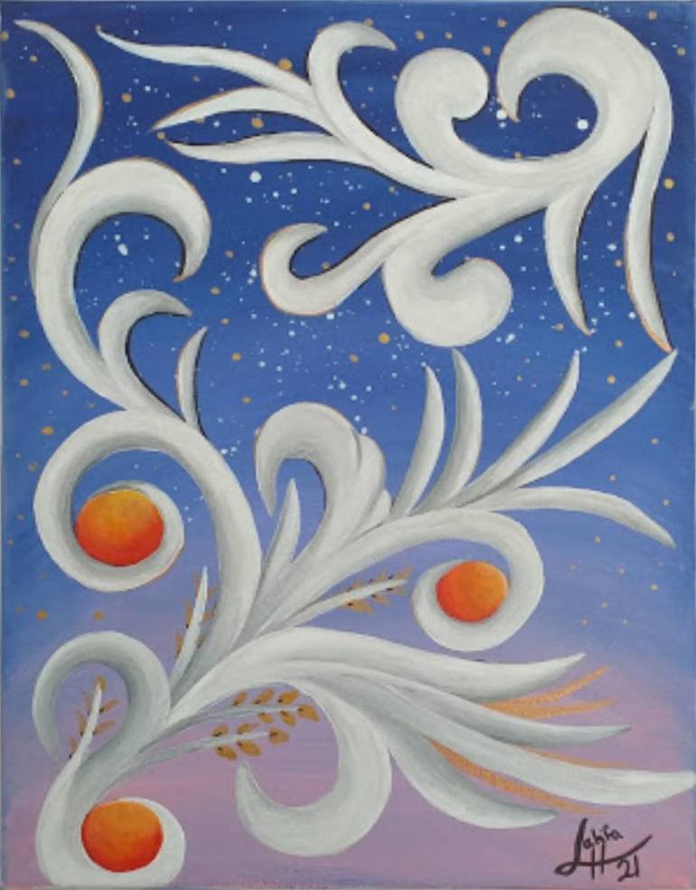 Oriental Night Painting by Latifa Hachem | Saatchi Art