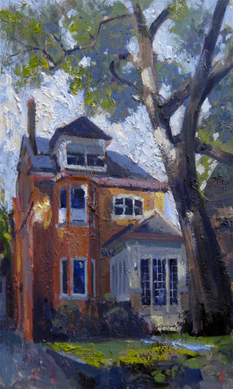 The House Across the Road by Andrew Judd Painting by Jennifer Vaughn ...