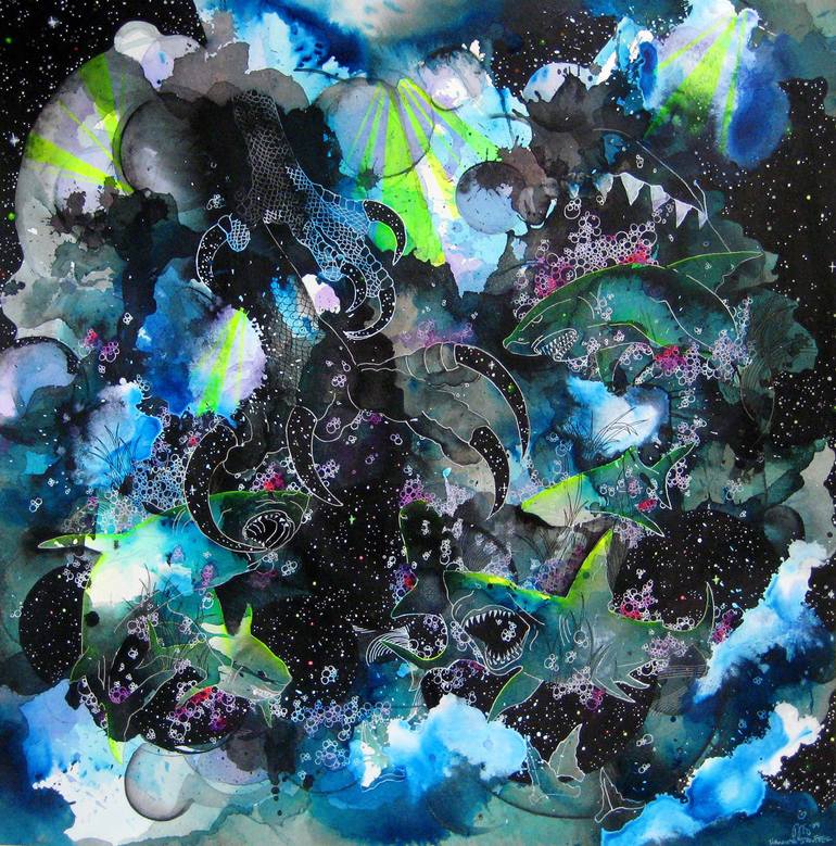 Lost Storm by Hannah Stouffer Painting by Jennifer Vaughn | Saatchi Art