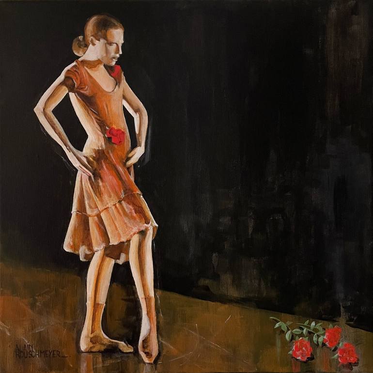 POSTURE Painting by Alain Rouschmeyer | Saatchi Art
