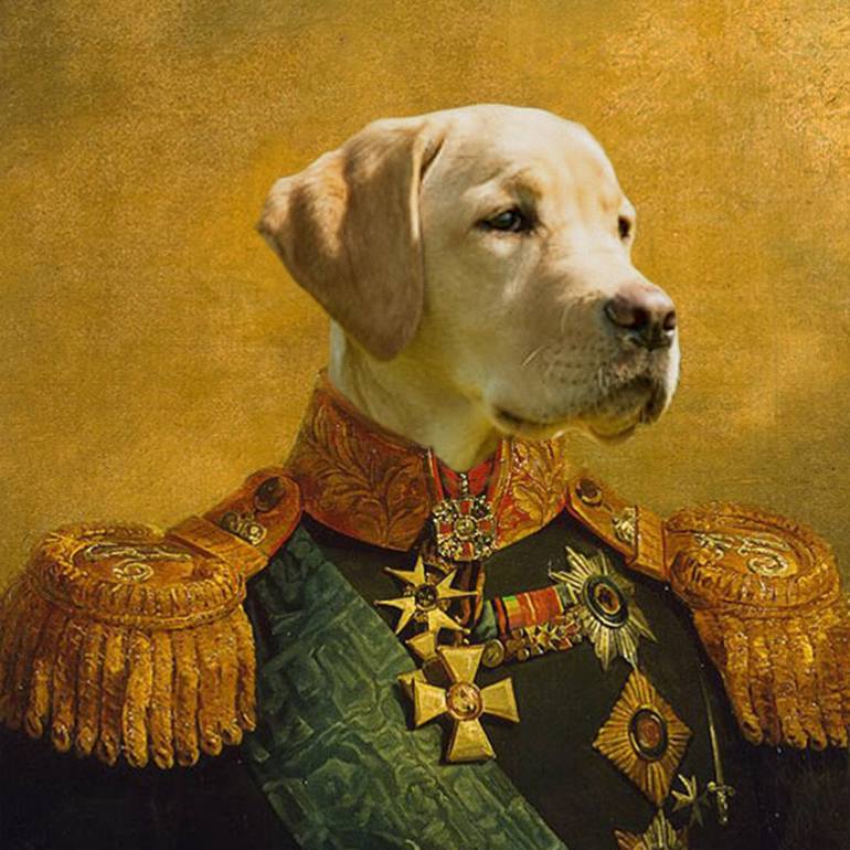 Rupert The General Mixed Media by Patrick Reeves | Saatchi Art