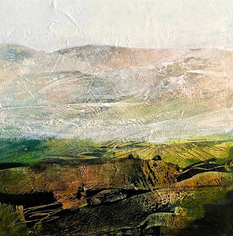 Windswept Land Painting by Marijean Harris | Saatchi Art