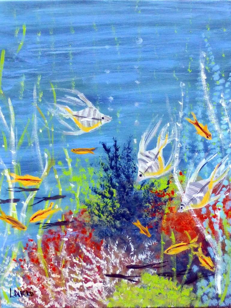 The Deep 2 Painting by Lucia Alberti | Saatchi Art