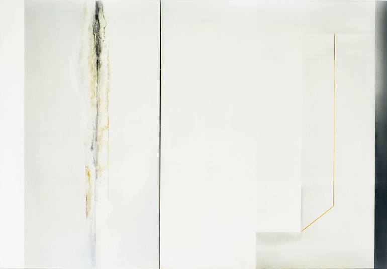 vertical slit Painting by Hanna Banaszczyk | Saatchi Art