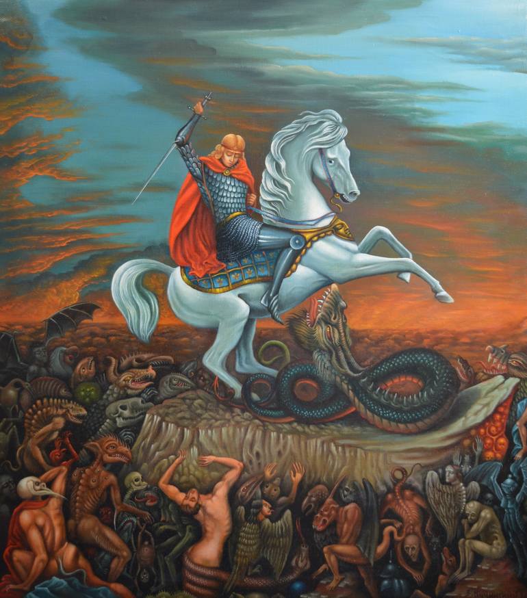 Legend Painting by Vladimir Kuchinskiy | Saatchi Art