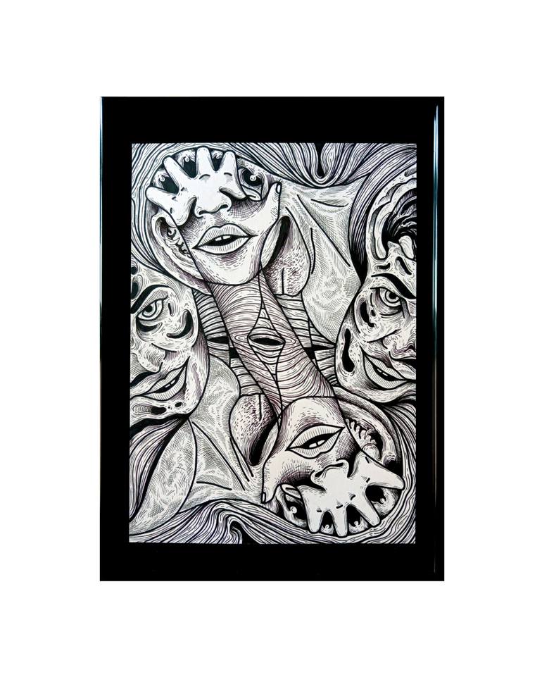 States of consciousness Drawing by Adam Iwan | Saatchi Art