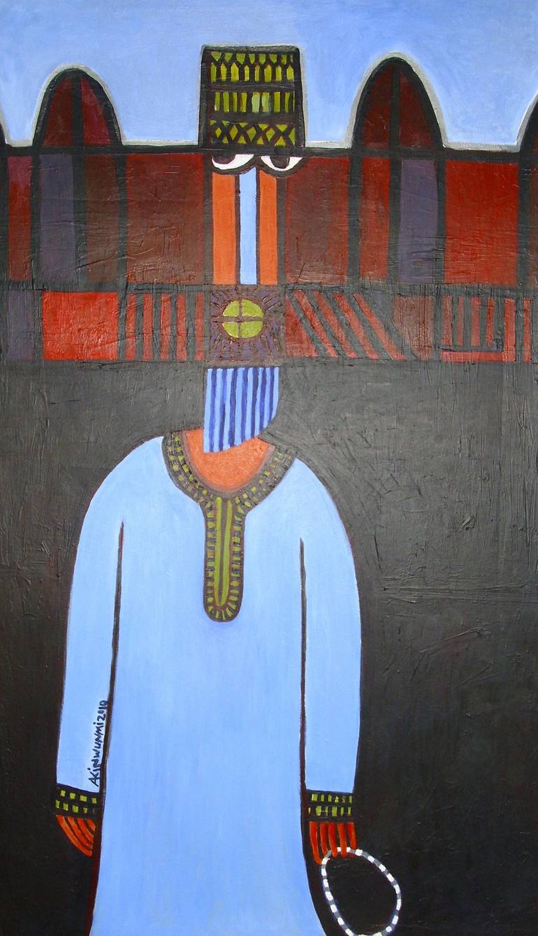 The Hausa Man Painting by Akinsanya Ayodeji Akinwunmi | Saatchi Art