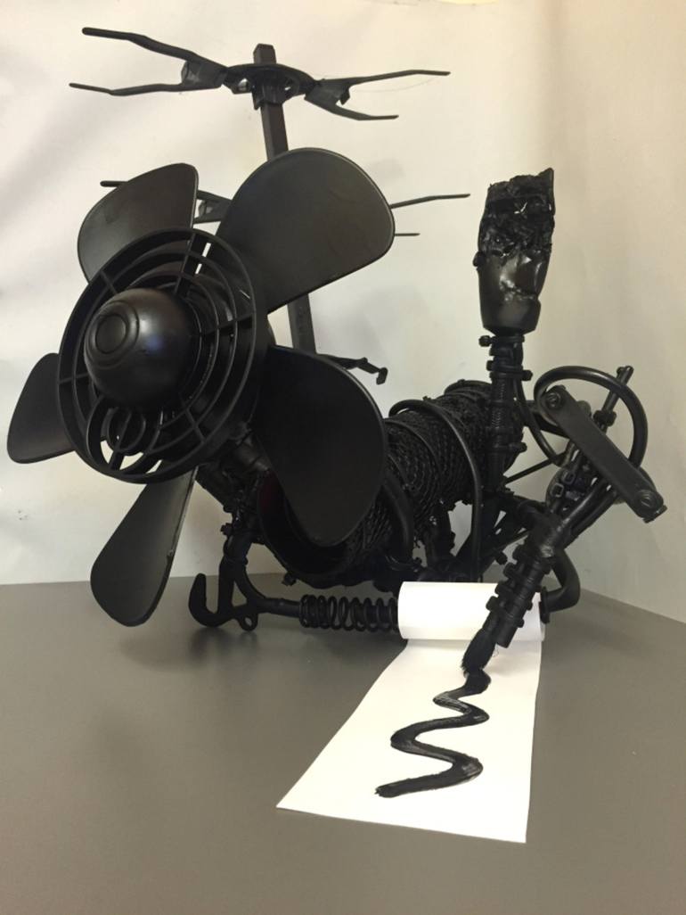 Painting Machine 1 Sculpture by James F Boman | Saatchi Art