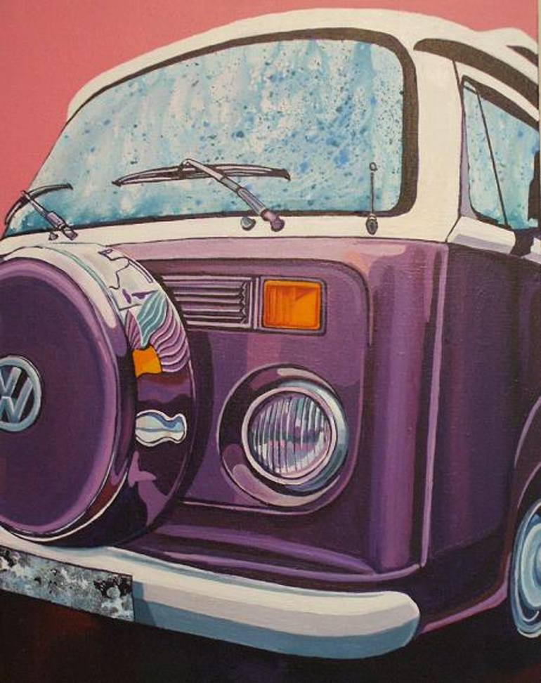 Camper Painting by Adam Brant | Saatchi Art