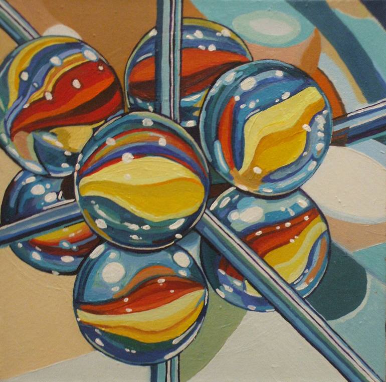 Marble Painting by Adam Brant | Saatchi Art