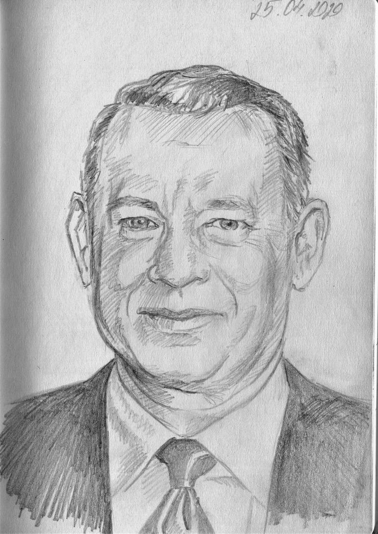 Tom Hanks Drawing by Tatjana Baturina | Saatchi Art