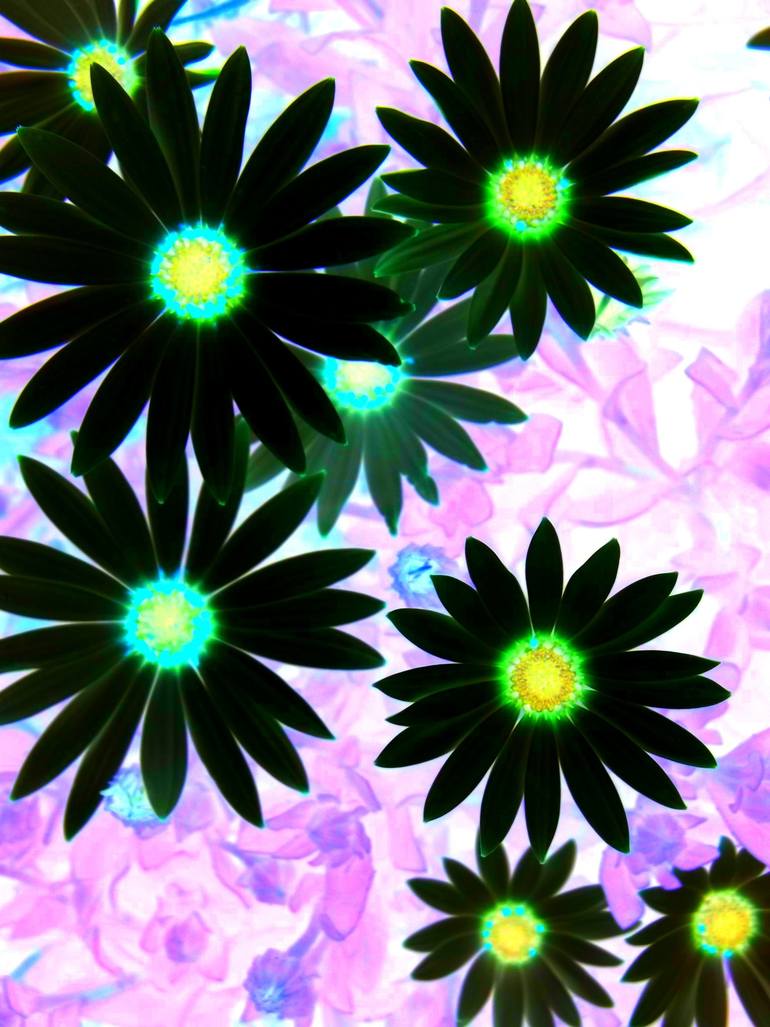 la fantasmic daisy Painting by Rene Avalos | Saatchi Art