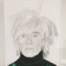 ANDY WARHOL PORTRAIT Drawing by Lorenzo Valenzuela | Saatchi Art