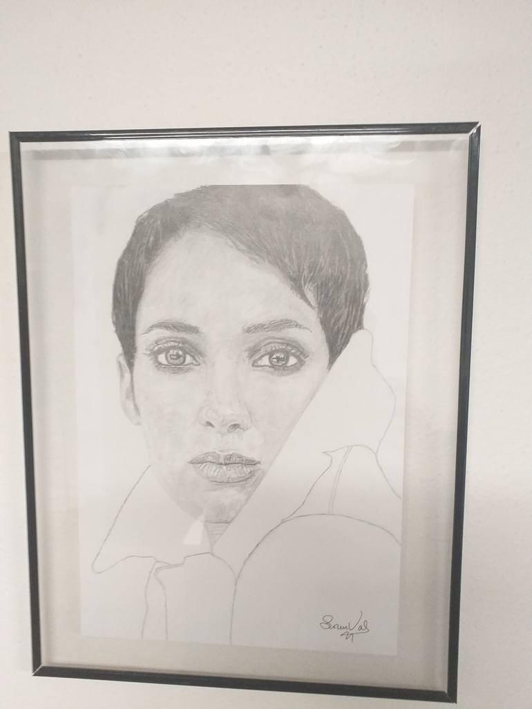 WINONA RYDER PORTRAIT Drawing by Lorenzo Valenzuela | Saatchi Art