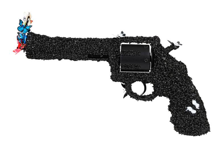 Revolver Butterflies Sculpture by Lea Poncharal | Saatchi Art