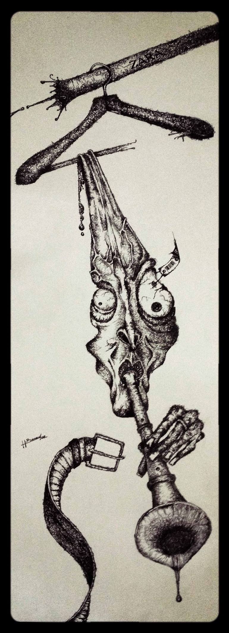 Souls On Sale Drawing by Bernard Hage | Saatchi Art