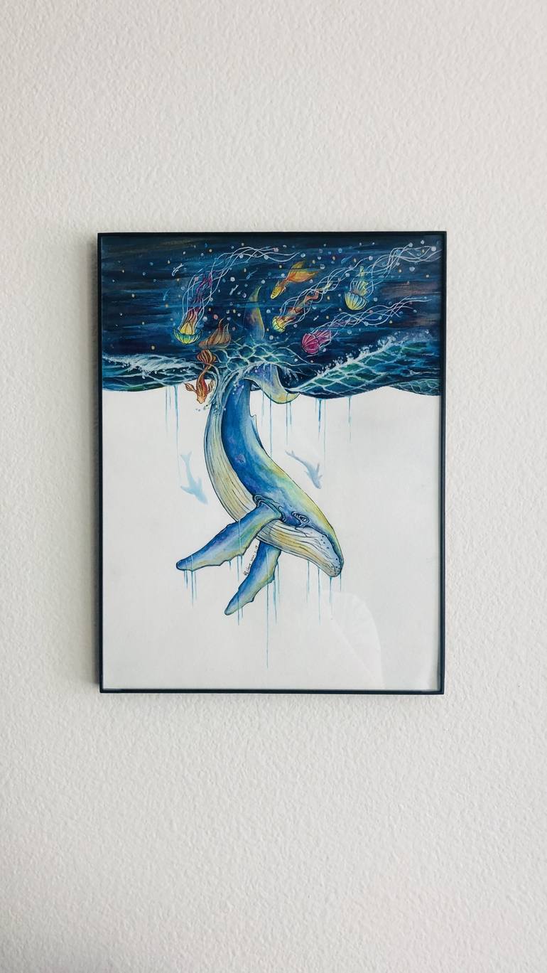 The dream of the sea Painting by PengCheng Li | Saatchi Art