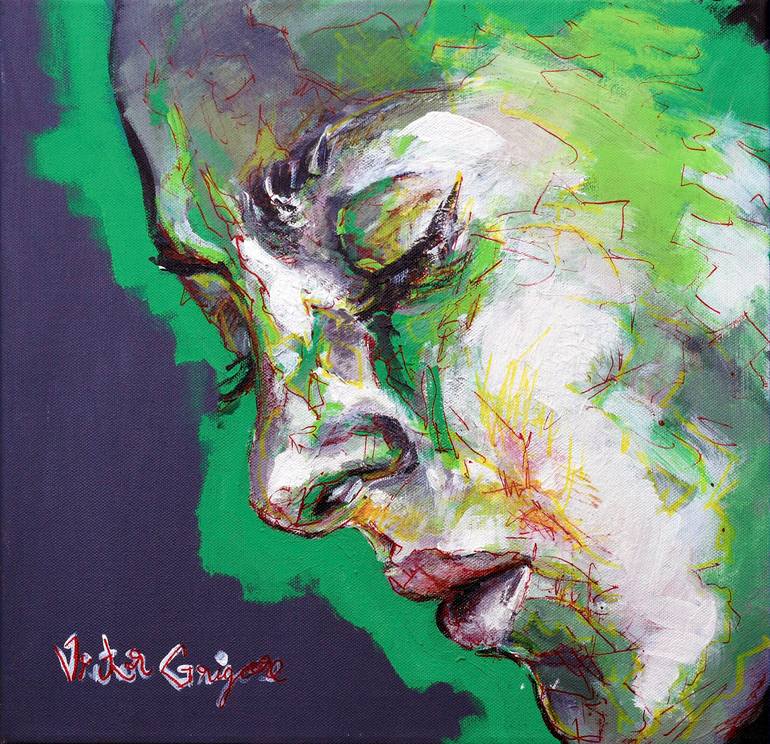 Introspection Painting by Victor Grigore | Saatchi Art