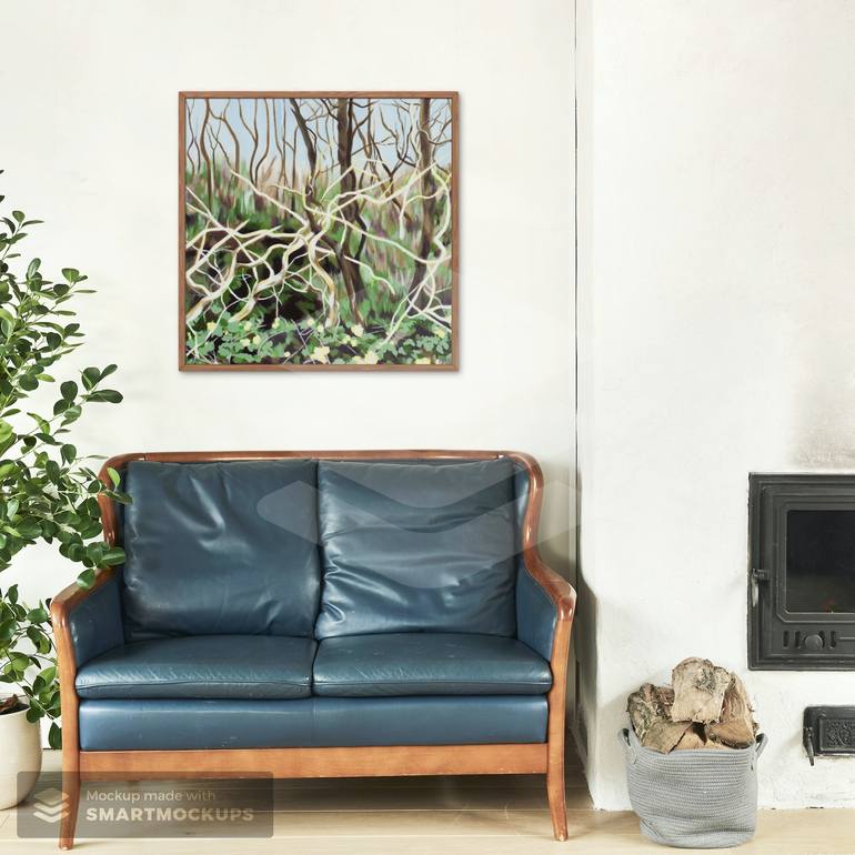 Sculptural Trees Painting by Laura Smith | Saatchi Art