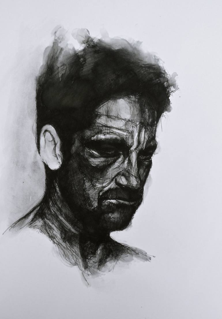 untitled Drawing by Simon Riley | Saatchi Art