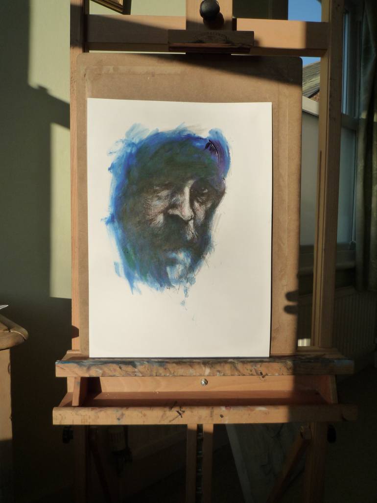 study Painting by simon riley | Saatchi Art