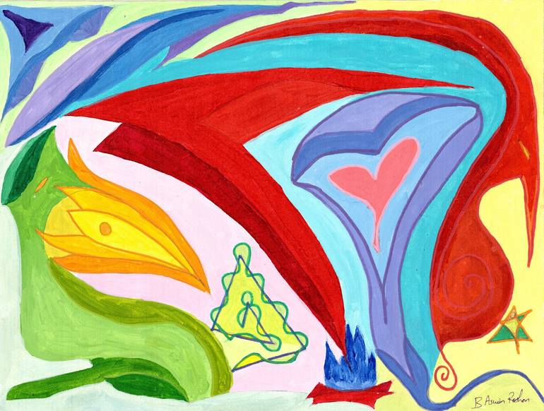 Third Eye - Sharp Transmutation Painting by B Aswin Roshan | Saatchi Art