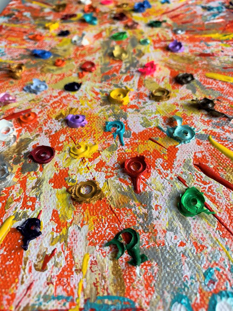 Orange Cheerios Painting by Lamart Paintings | Saatchi Art