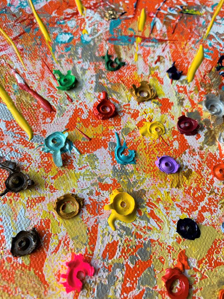 Orange Cheerios Painting by Lamart Paintings | Saatchi Art