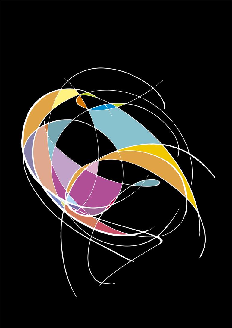 Regular Chaos (colorized inversion) - Drawing by Anthony Macsoutine ...