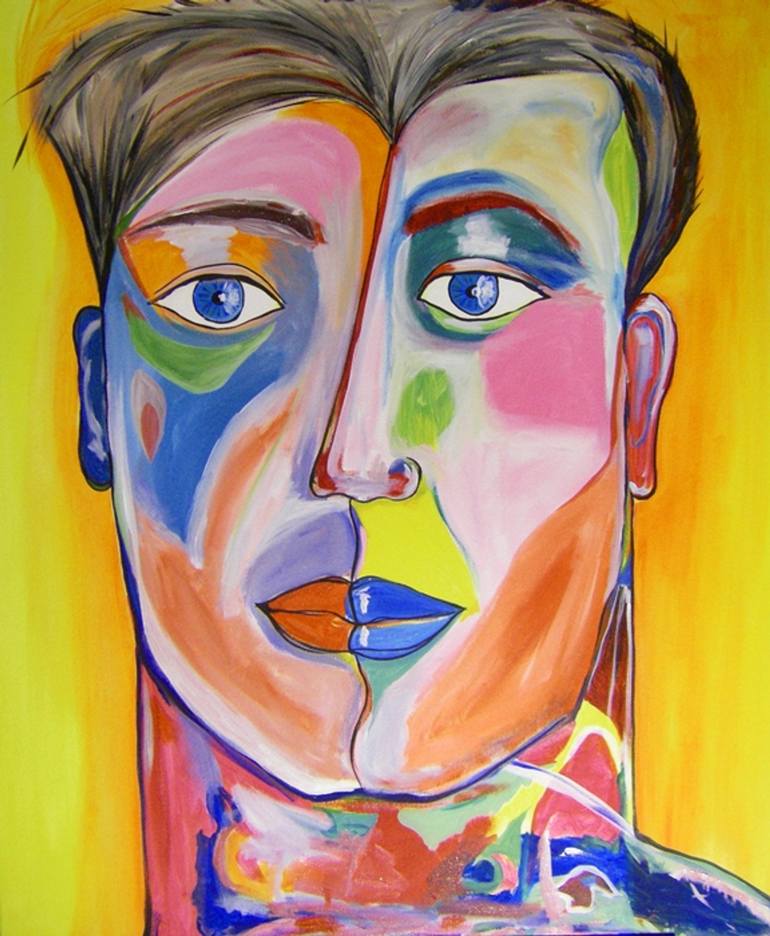 Miradas Painting by Manuel Chouciño | Saatchi Art