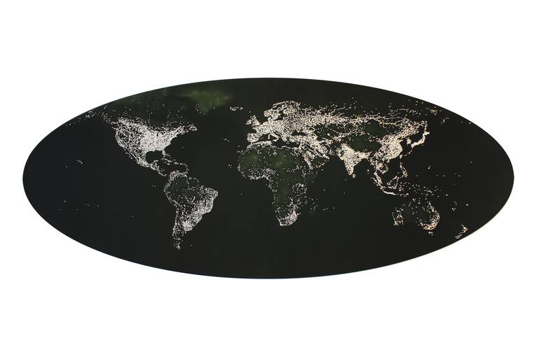 Earth at Night III - Limited Edition 1 of 1 Mixed Media by Jaykoe ...