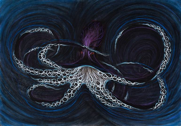 HYPNOSIS Drawing by Max Lineflow | Saatchi Art