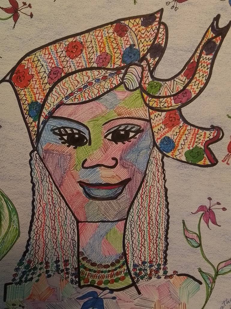 Wangari Maathai, Nobel Peace Prize Drawing by Carmella Teresa | Saatchi Art