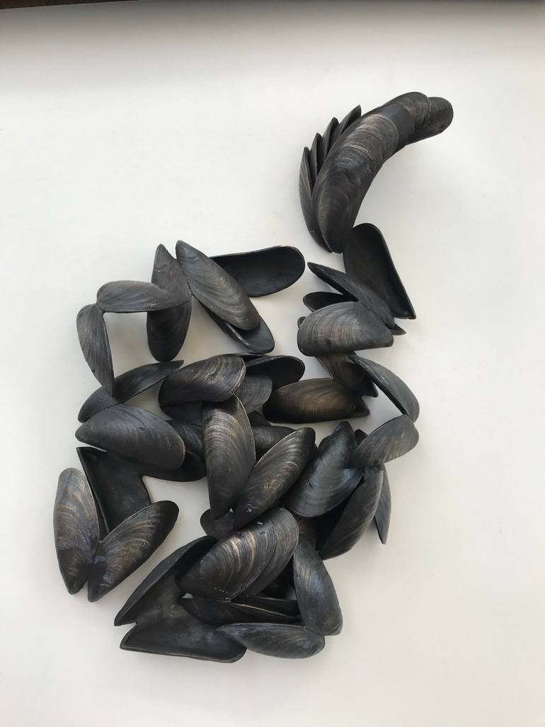 Mussel shells Sculpture by Peter Dean | Saatchi Art