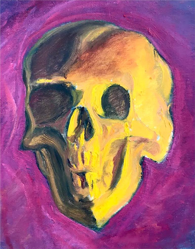 Skull No. 1 Painting by Sam Reichman | Saatchi Art