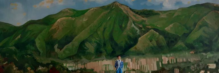 Cerro el Ávila Caracas junto a José Gregorio Painting by Soraya Prieto ...
