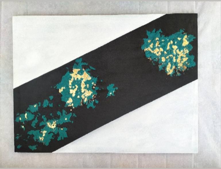 Opposites Painting by Areesha Syed Frontispiece | Saatchi Art