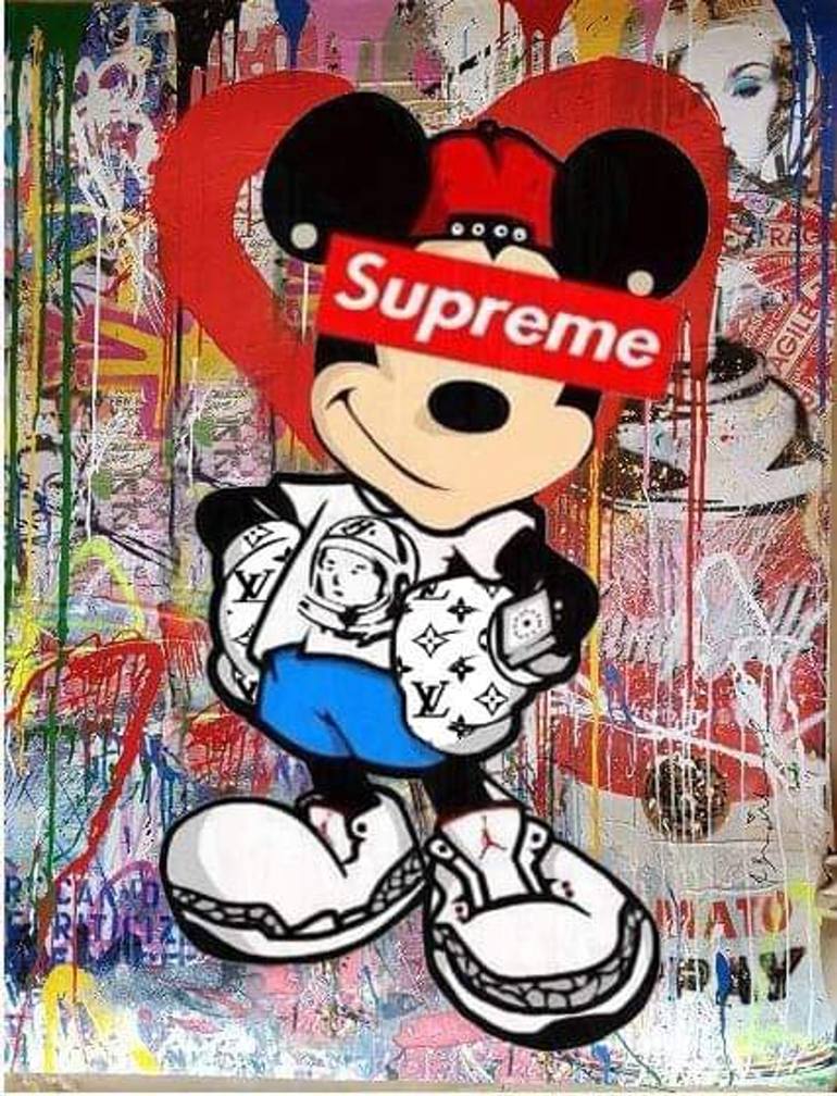 SUPREME Painting by Cas Per | Saatchi Art