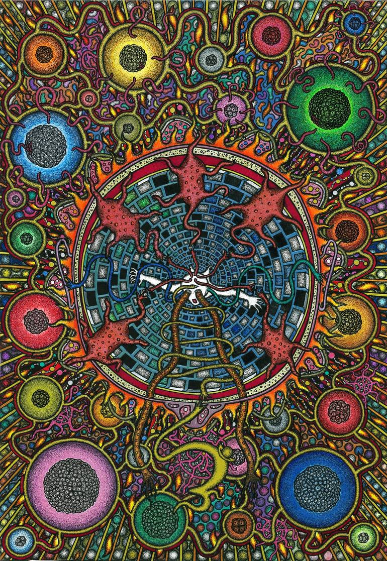 Separation Drawing by Riyaz Pocketwala | Saatchi Art