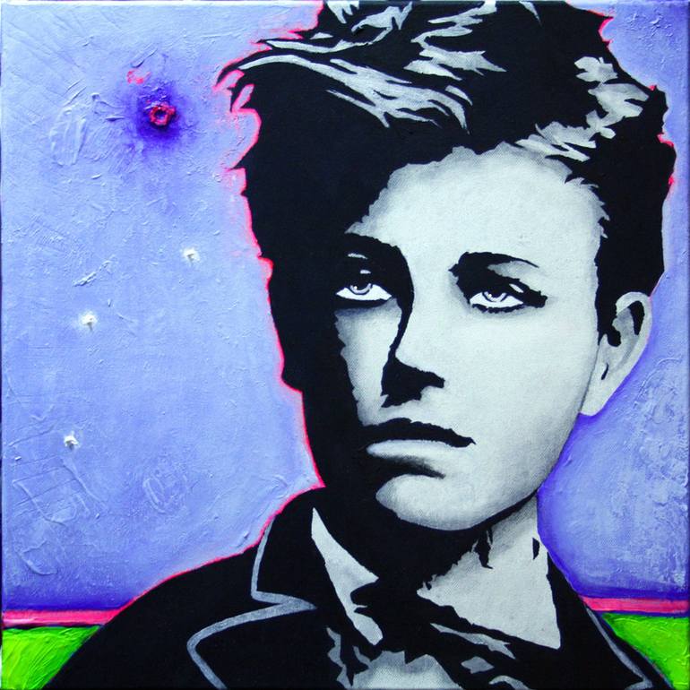 The Obsession of Arthur - Spectral portrait of Arthur Rimbaud Painting ...