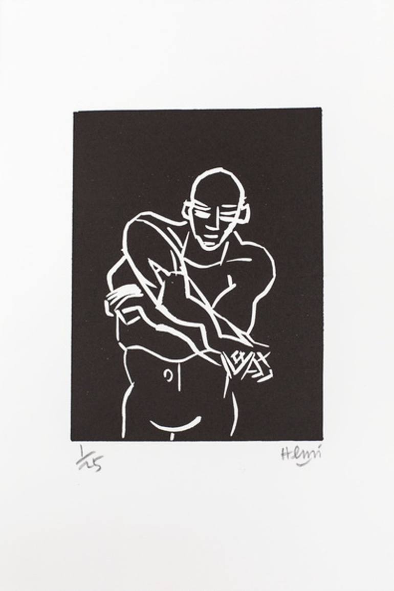 The athlete Printmaking by Henri Beaufour | Saatchi Art
