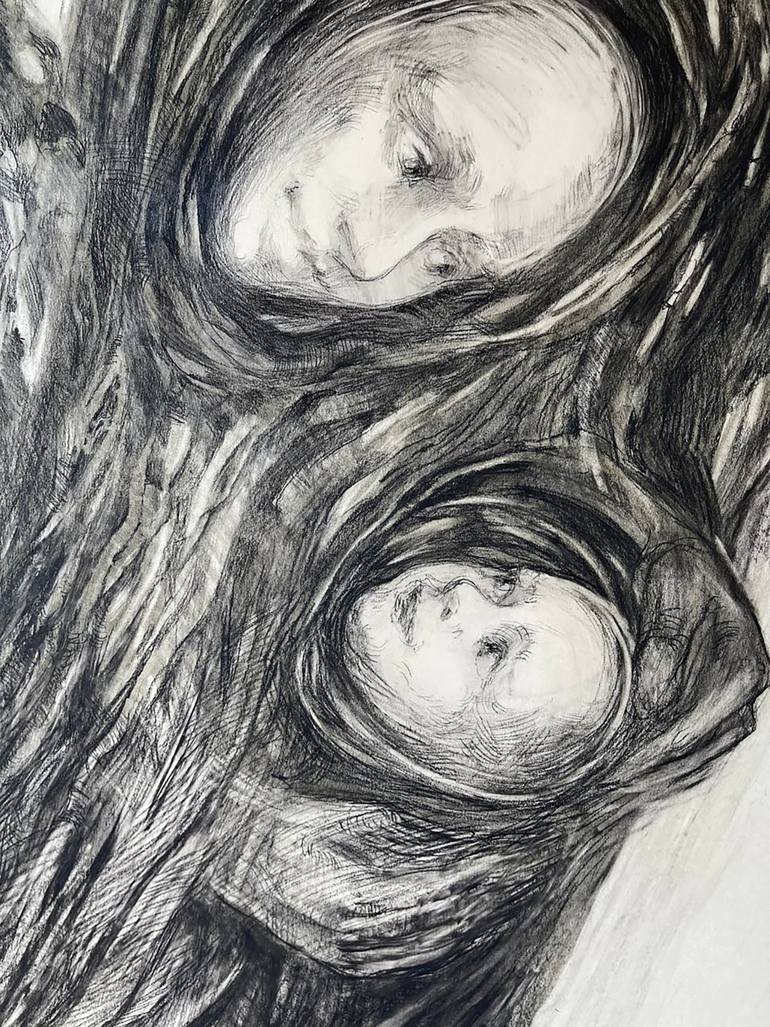 Genus fragment Drawing by Mariia Emelianenkova | Saatchi Art