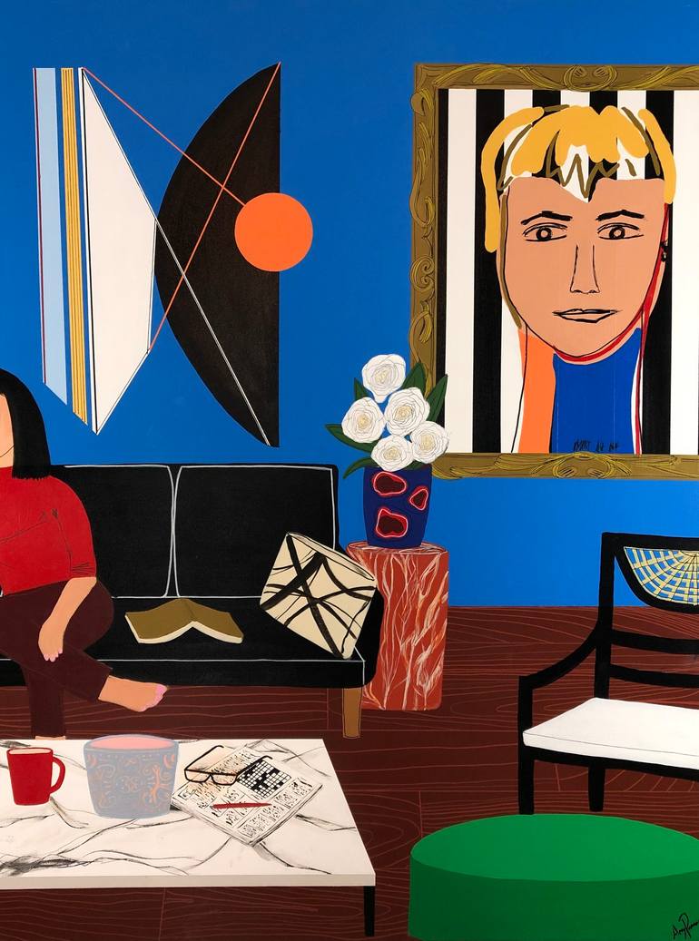 Someone to get used to (SOLD) Painting by Amy Penner | Saatchi Art